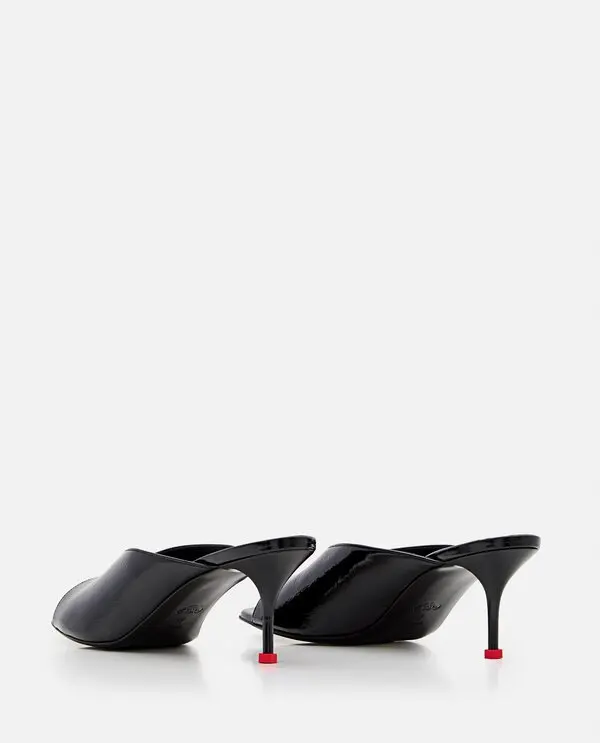 Alexander McQueen Leather Mule Sandals