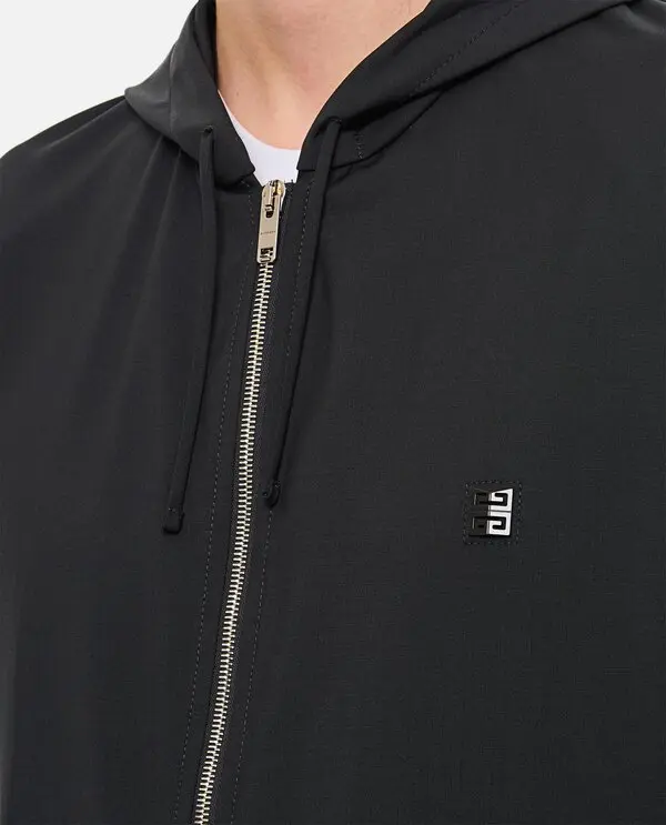 Givenchy Zip-up Wool Hoodie