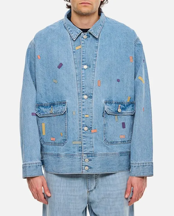 LEVI'S Denim Jacket With Embroidery