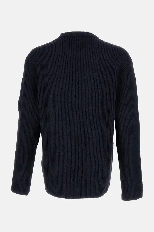 C.P. COMPANY Crewneck Fleece Knit Sweater