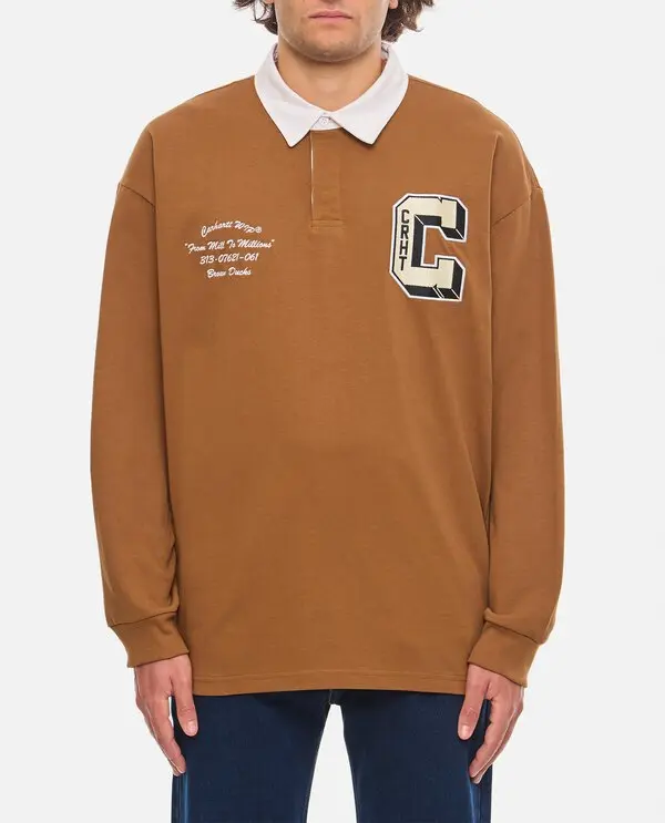 Carhartt Work In Progress Long Sleeve T-shirt - Brown