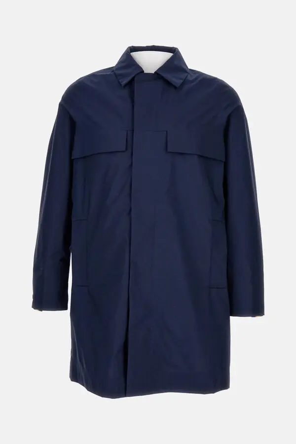 K-WAY Cotton Poplin Trench Coat