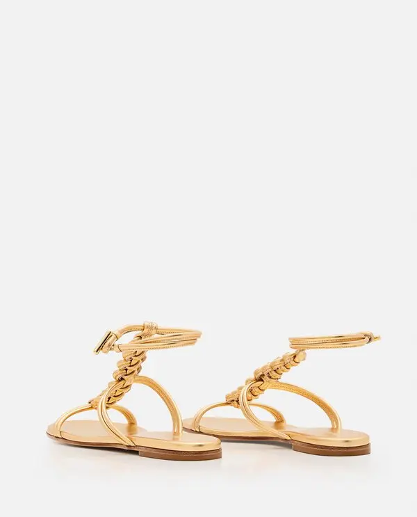 GIANVITO ROSSI Woven Sandals