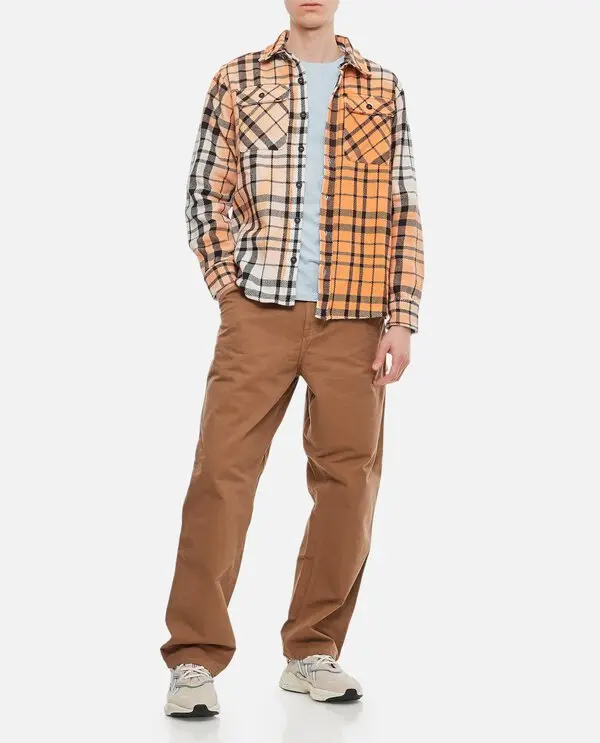 BACKSIDECLUB Marmorized Shirt Jacket - Orange
