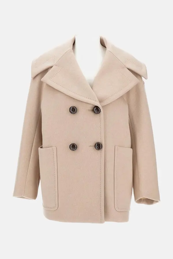 Max Mara Atelier Wool Jacket - Beige