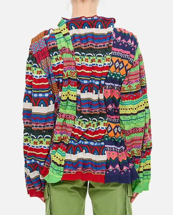 Comme Des Garçons Patchwork Knit Sweater