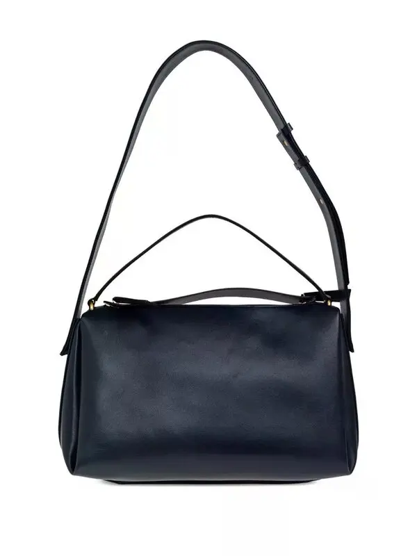 NEOUS Scorpius Zip Leather Tote Bag - Blue