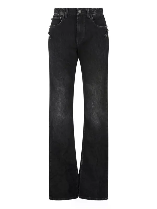 Balenciaga City Buckle Studded Trousers