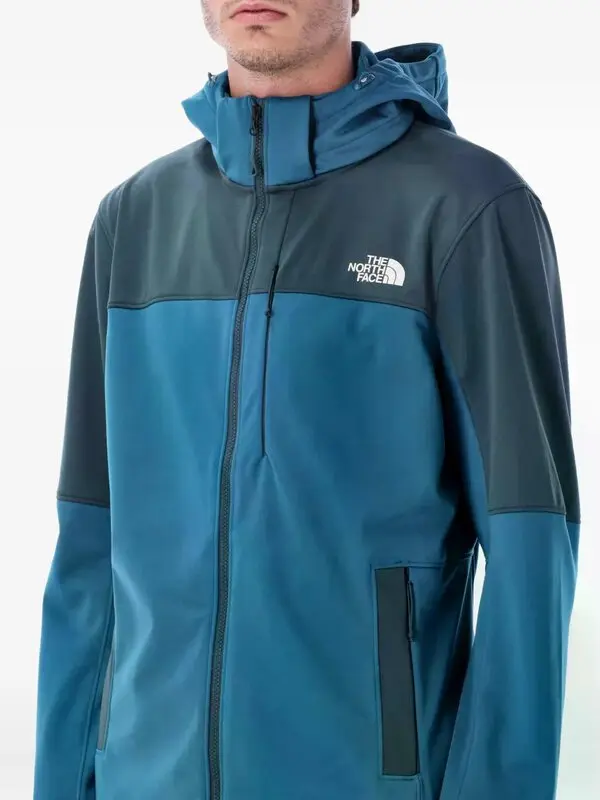 The North Face Hooded Zip-fastening Jacket With Logo Detail