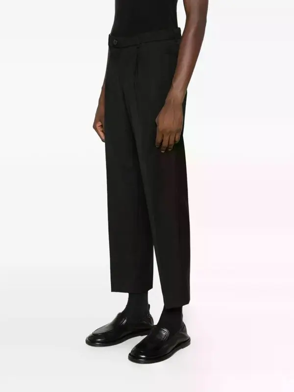 AMARANTO Pleated Front Trousers