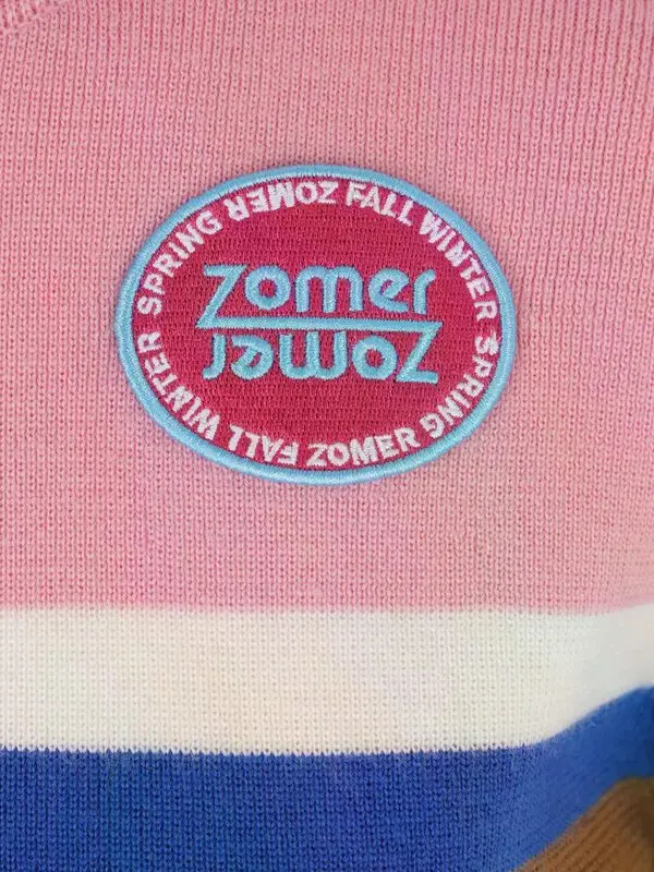 ZOMER Logo-patch Zip-fastening Cardigan
