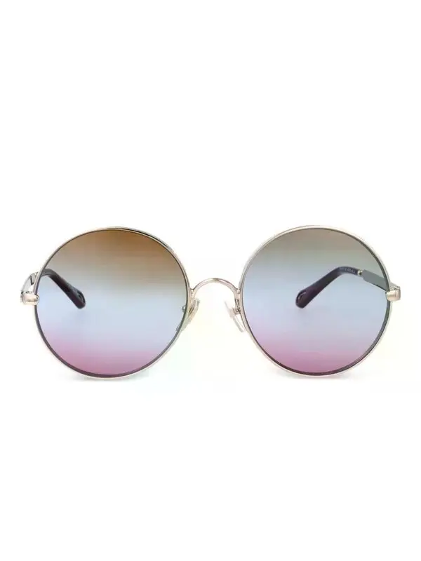 Chloé Round Frame Sunglasses - Silver