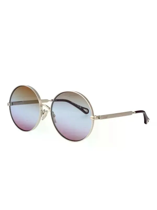 Chloé Round Frame Sunglasses - Silver