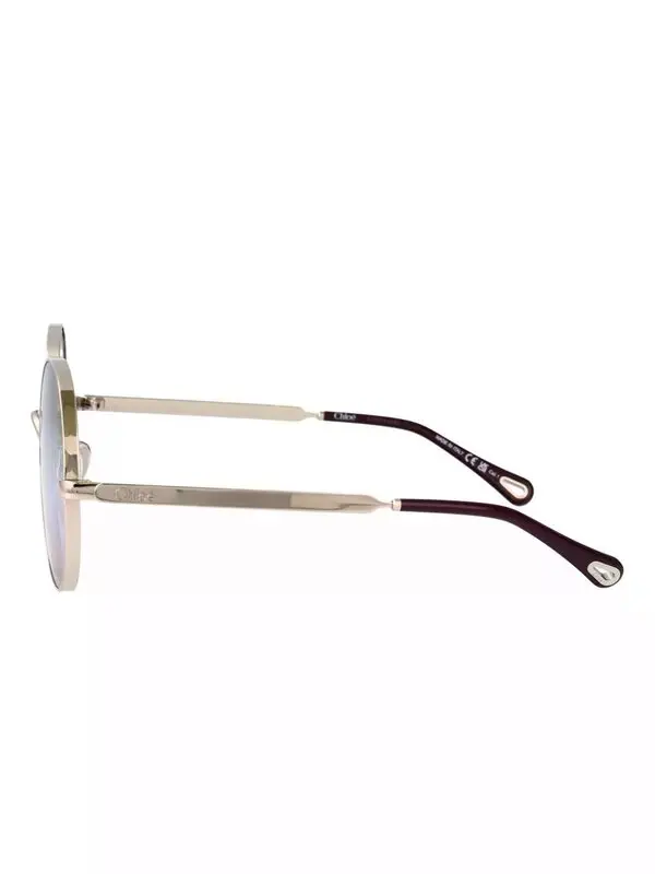 Chloé Round Frame Sunglasses - Silver