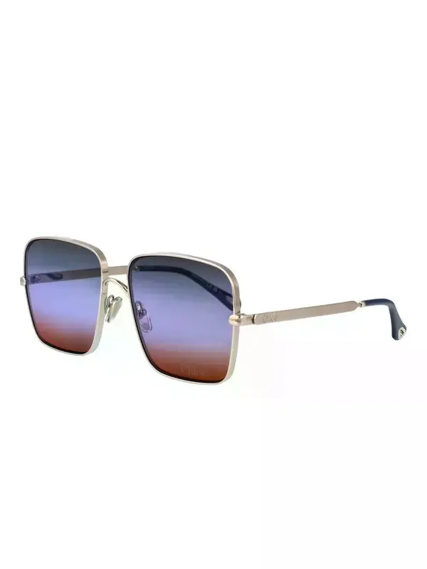 Chloé Square-frame Sunglasses - Silver