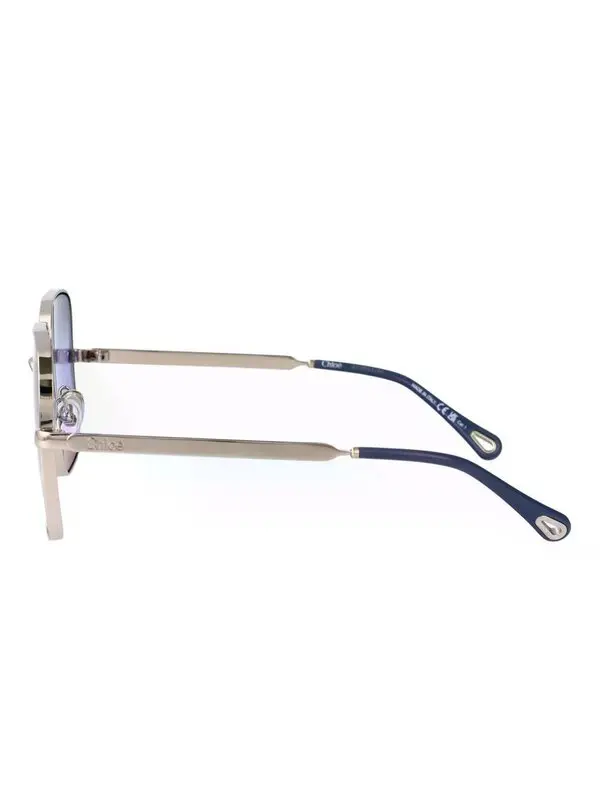 Chloé Square-frame Sunglasses - Silver