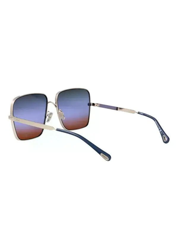 Chloé Square-frame Sunglasses - Silver