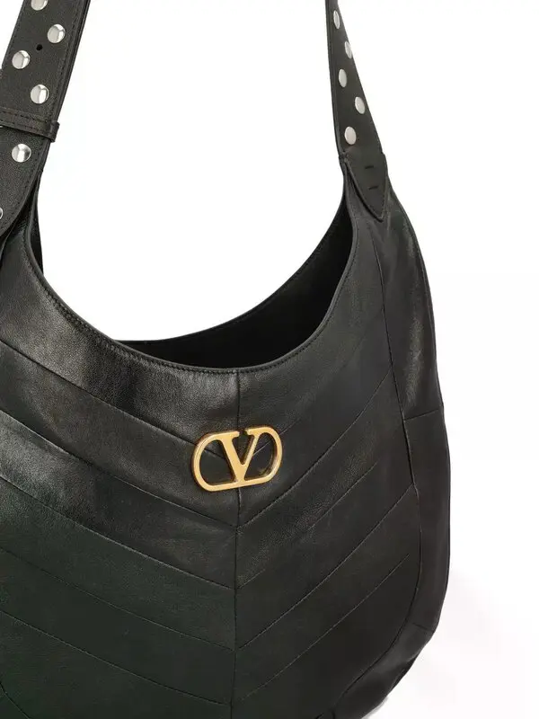 Valentino Garavani Hoboho Chevron Pattern Shoulder Bag