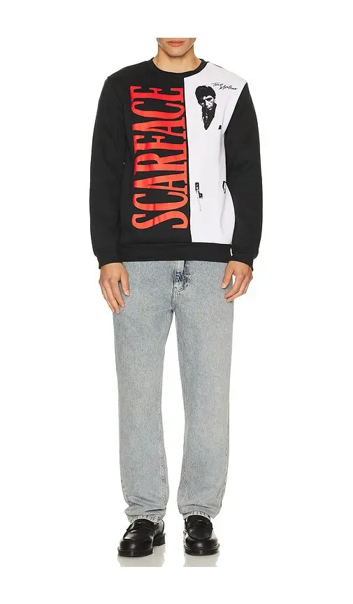 REASON Scarface Graphic Crewneck Sweatshirt