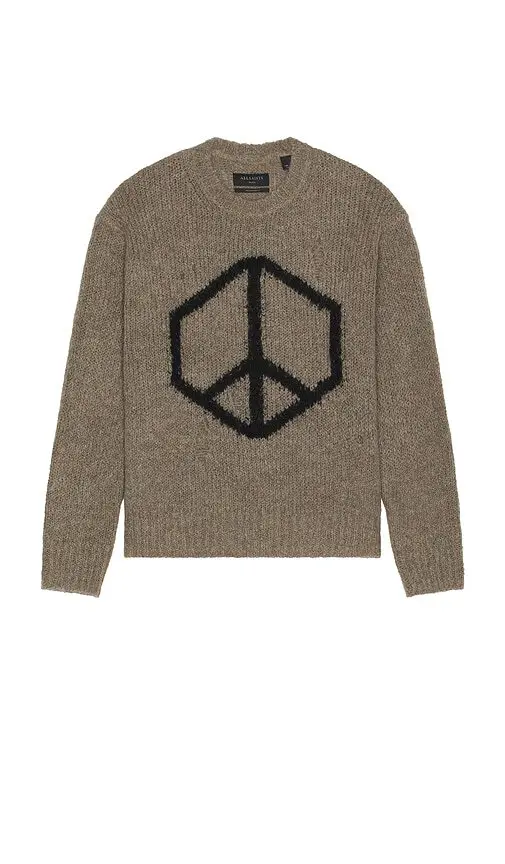 ALLSAINTS Graphic Peace Pullover Sweater