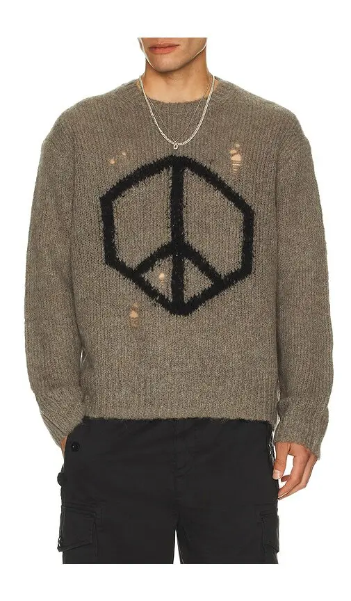 ALLSAINTS Graphic Peace Pullover Sweater