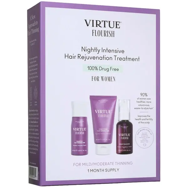 Virtue® Flourish Nightly Intensive Hair Rejuvenation Treatment Kittrial Piece - One-color