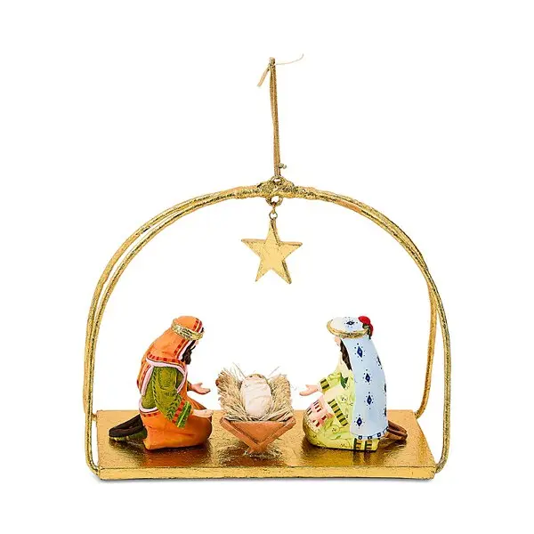 MACKENZIE-CHILDS Patience Brewster Nativity Holy Family Ornament - No Color