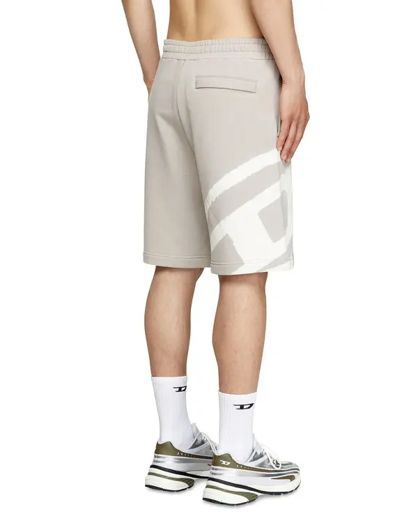 DIESEL® P-crow-bleach Cotton Shorts