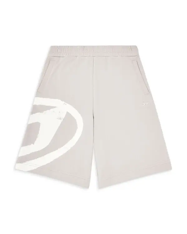 DIESEL® P-crow-bleach Cotton Shorts