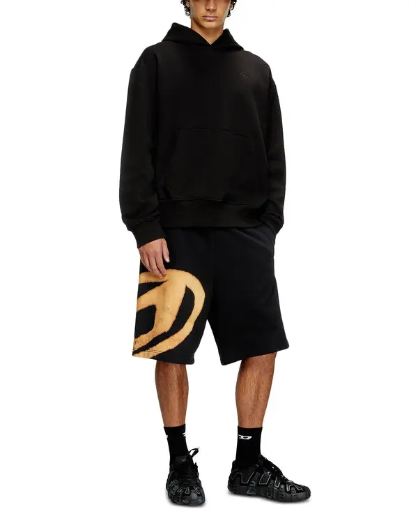 DIESEL® P-crow-bleach Cotton Shorts