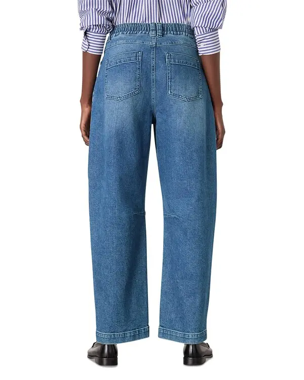 Whistles Elasticated Waist Barrel Jeans