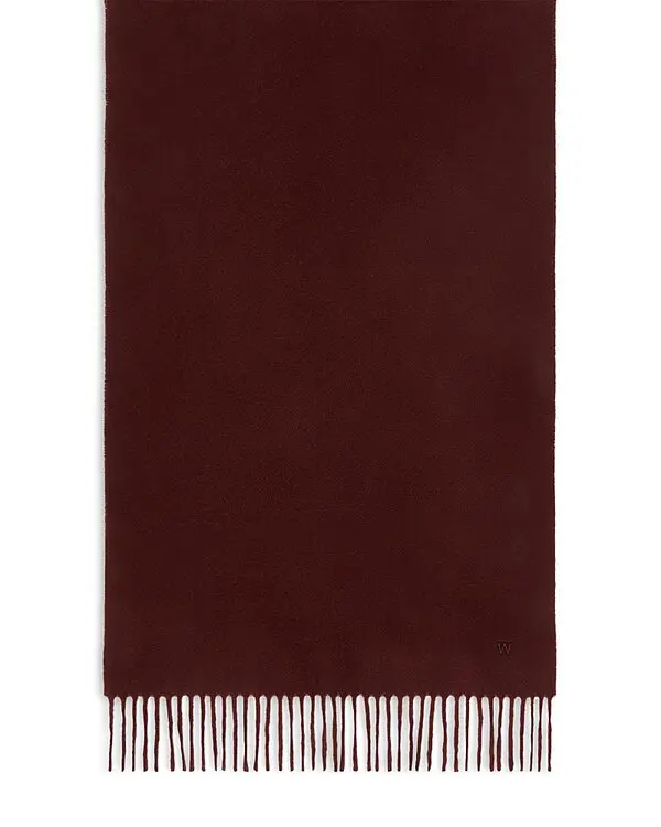 Max Mara Scoglio Wool Stole - Red Purple