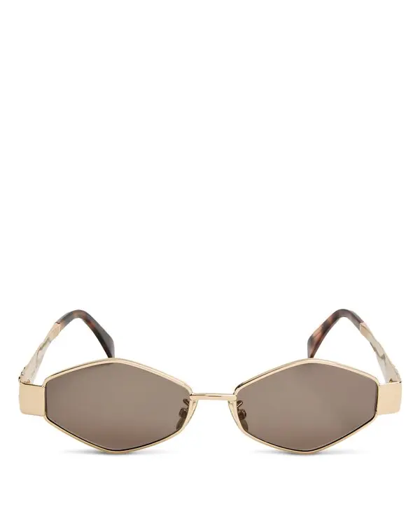 Celine Geometric Sunglasses, 54mm