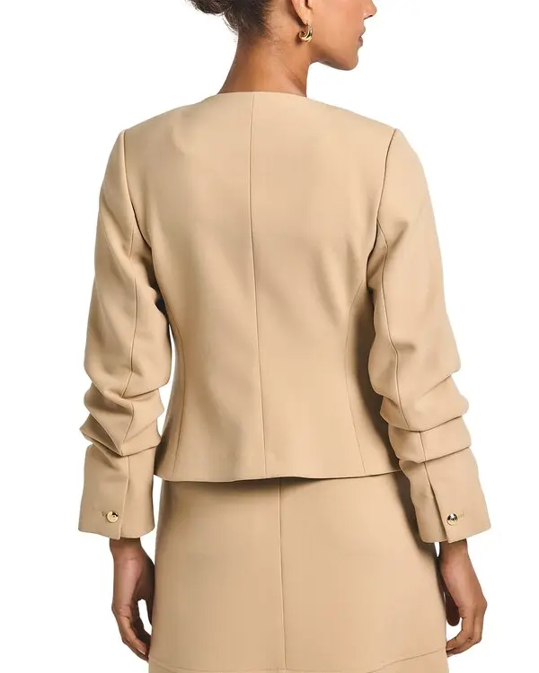 Derek Lam 10 Crosby Novessa Ruched Sleeve Jacket