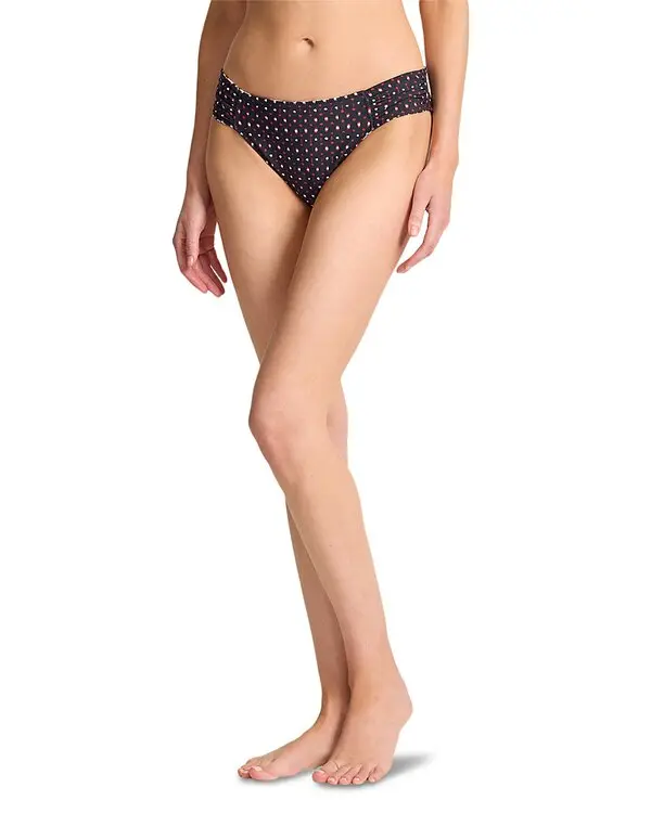 Tommy Bahama Sunset Blooms Reversible Hipster Bikini Bottom - Black Rev