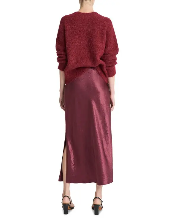 Vince Side Slit Slip Skirt