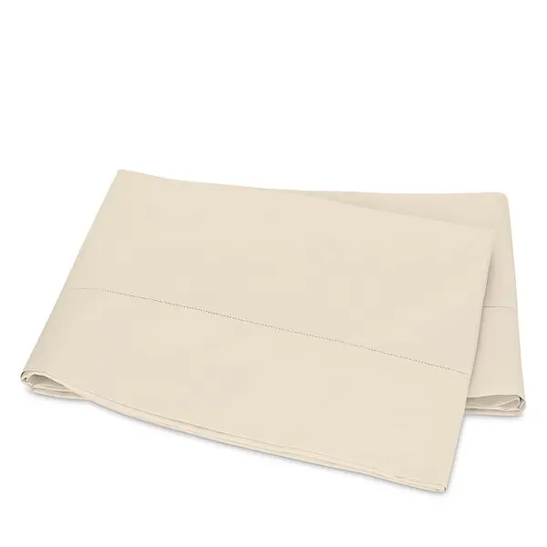 MATOUK Milano Hemstitch Flat Sheet, Twin - Dune