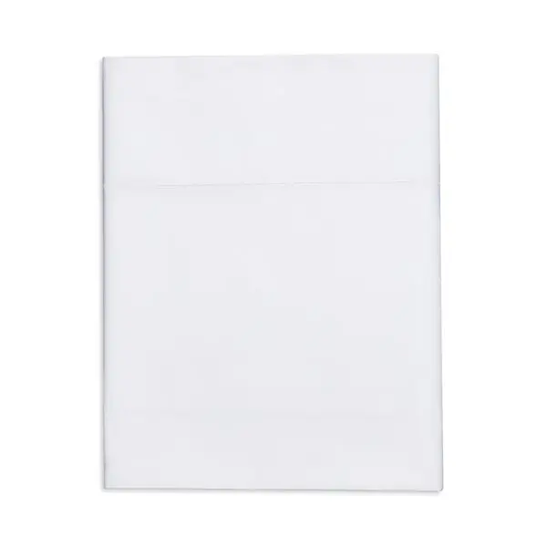 MATOUK Milano Hemstitch Flat Sheet, Twin - White