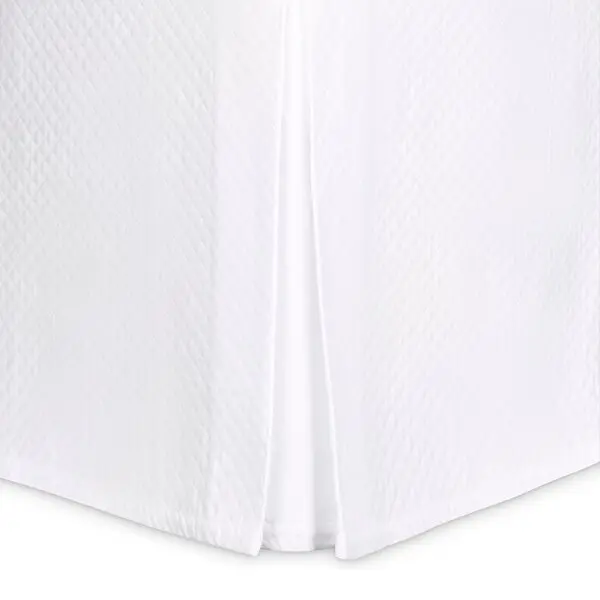 MATOUK Petra Bed Skirt, Full - White