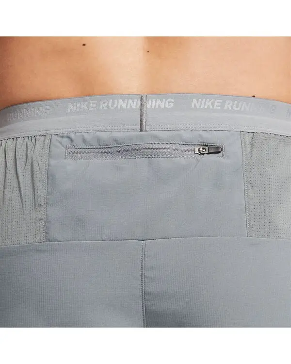 Nike Stride Brief Lined 7" Running Shorts - Smoke Gray/reflective