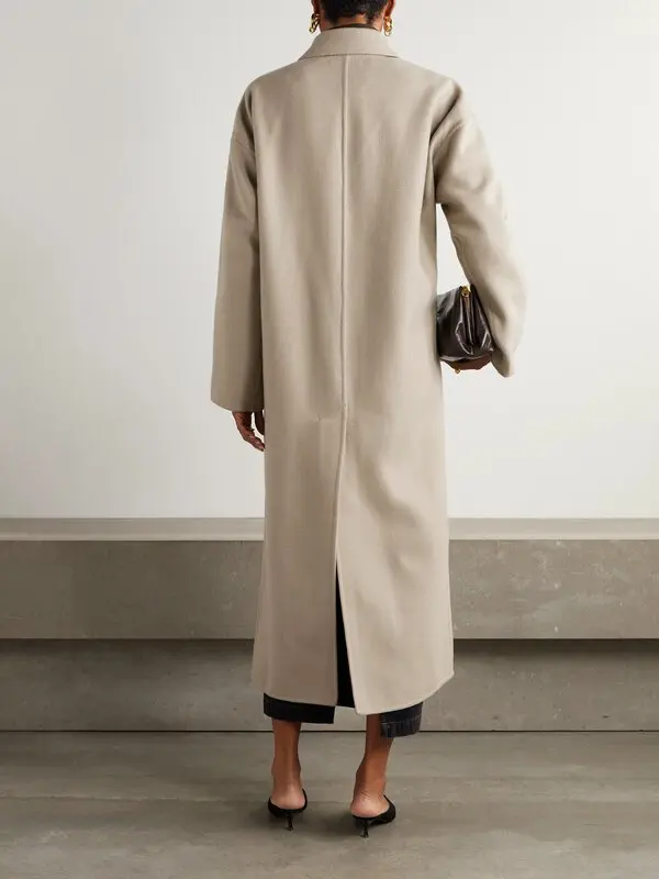 KALLMEYER Constance Herringbone Wool-blend Coat