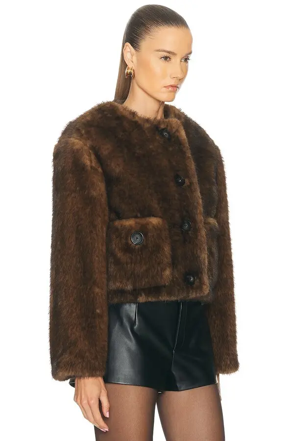 Marc Jacobs Teddy Cropped Jacket