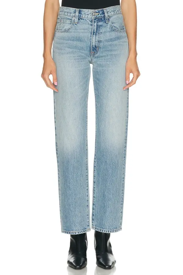 SLVRLAKE Kendra High-rise Straight-leg Jeans - Back To Zero