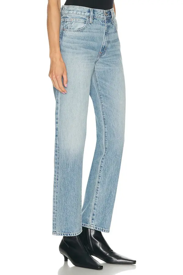SLVRLAKE Kendra High-rise Straight-leg Jeans - Back To Zero