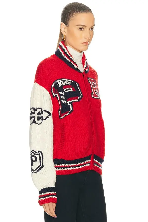 Polo Ralph Lauren Varsity Zip-up Sweater
