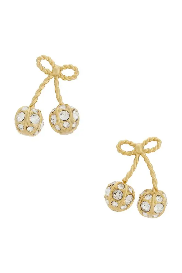 Valentino Garavani Chez Earrings - Oro & Crystal