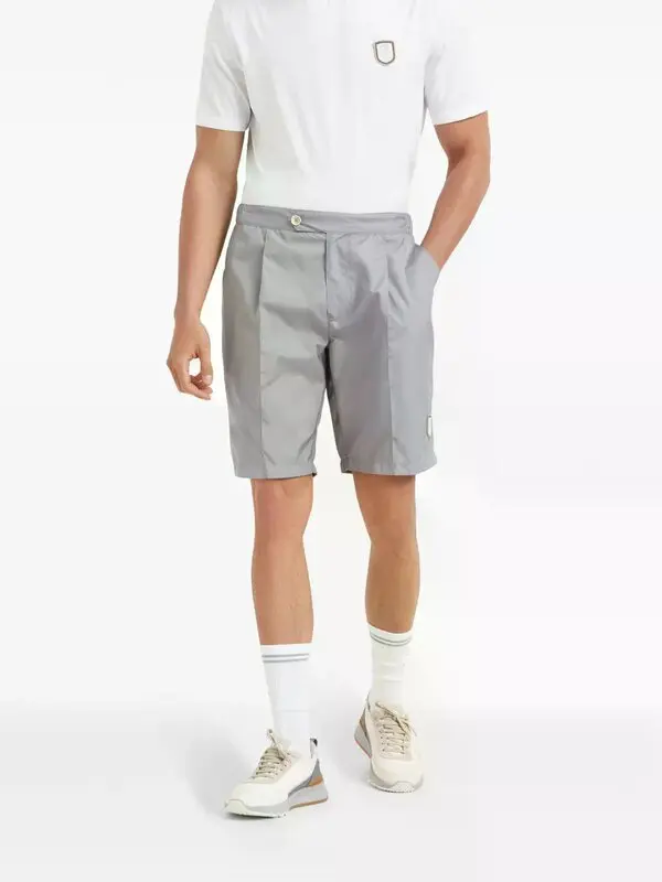 Brunello Cucinelli Bermuda Shorts With Logo Patch
