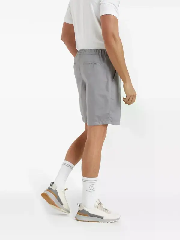 Brunello Cucinelli Bermuda Shorts With Logo Patch