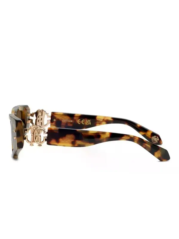 Roberto Cavalli Geometric-frame Sunglasses