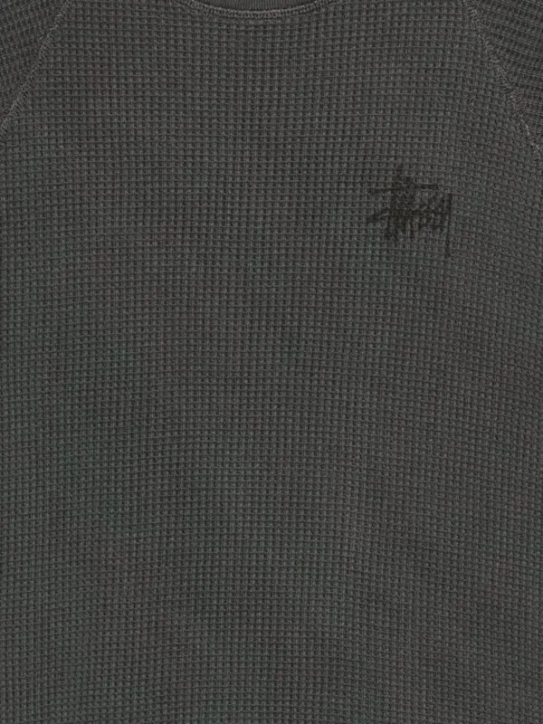 StÜssy Waffle-knit Cotton Sweatshirt